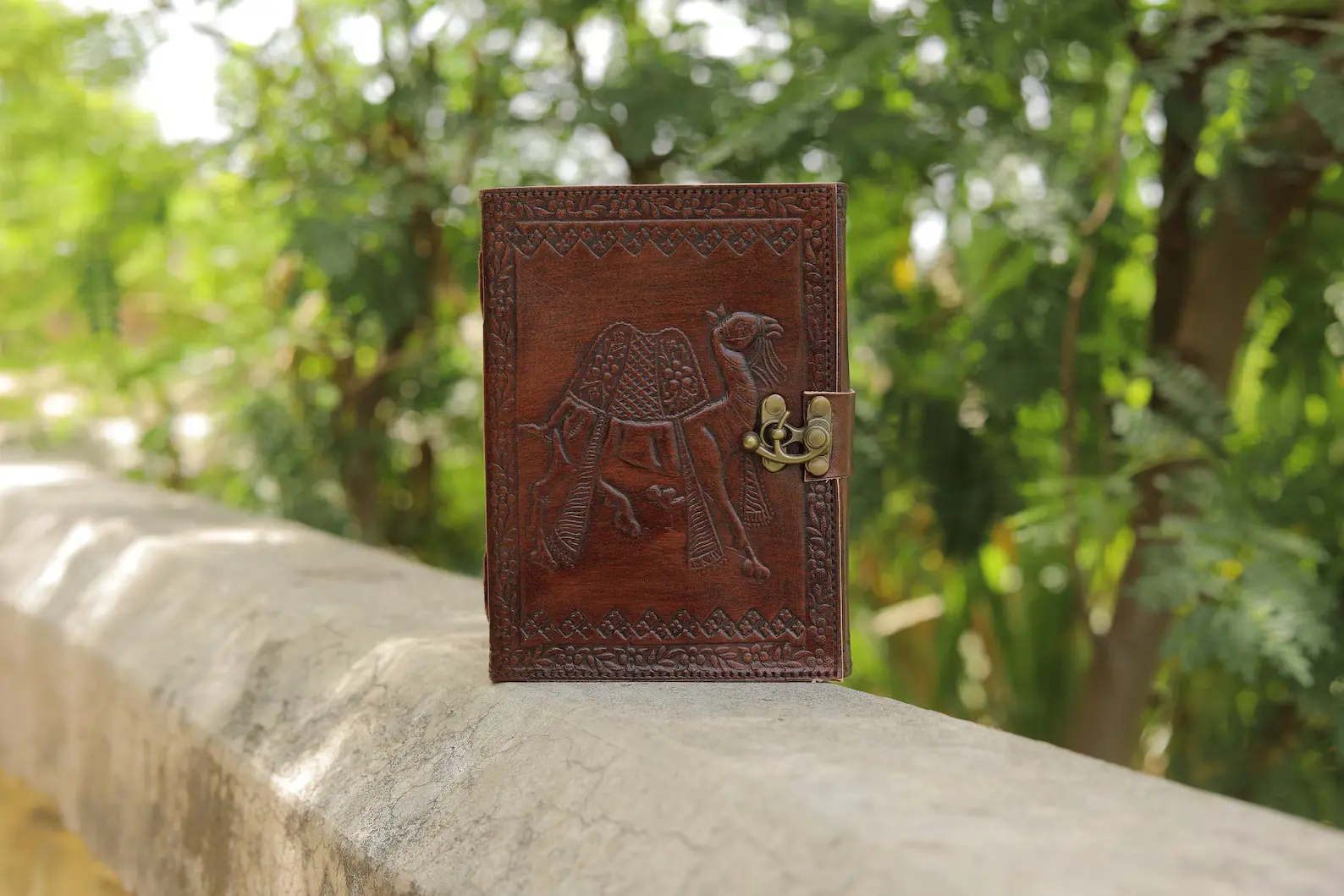 The Premium Camel Leather Journal by Target Handicrafts